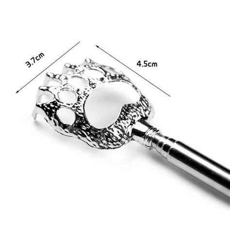 Bear Claw Extendable Metal Back Scratcher Portable Telescopic