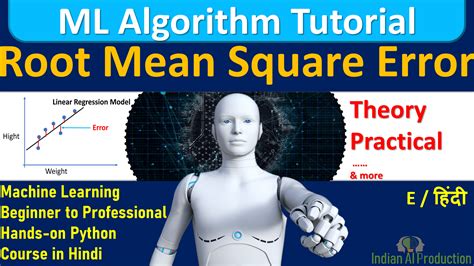 Root Mean Square Error In Machine Learningmse Vs Rmse