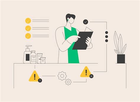 Product Safety Control Abstract Concept Vector Illustration Premium