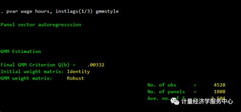 stata面板数据gmm回归 stata：面板向量自回归教程 李凤台的博客 csdn博客