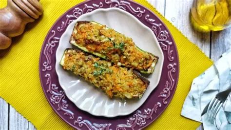 Abobrinha Recheada Fit Com Quinoa E Legumes Receitas Da Fia