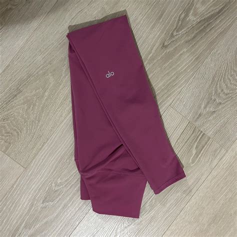 Alo Pink Legging Size Xs Pls No Paypal Aloyoga Alo Depop