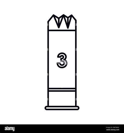 Shotgun Shell Icon Outline Style Stock Vector Image And Art Alamy