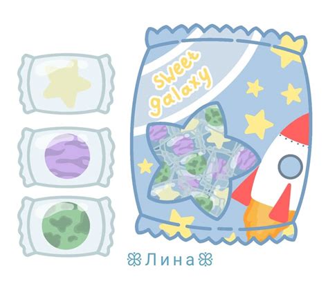 Конфеты "Sweet galaxy💫" в 2024 г | Мультипликационные рисунки, Веселые ...