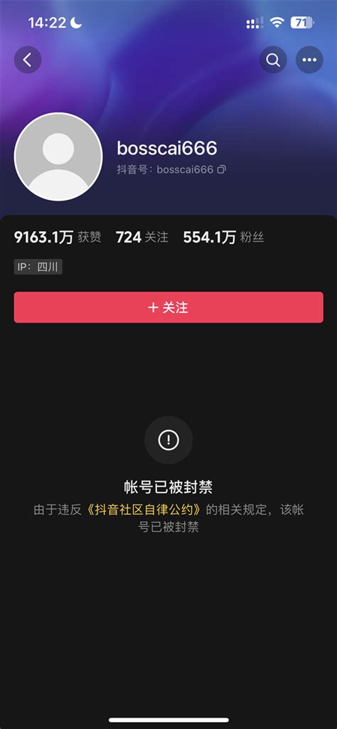 曾被特斯拉起诉！抖音百万粉网红车评人“蔡老板”账号被封：违规了凤凰网