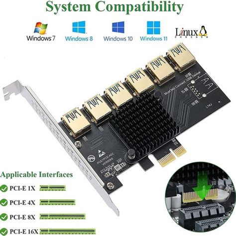 Pcı Express Çarpanı Pcıe 1 Ila 6 Bağlantı Noktası Usb 30 Fiyatı