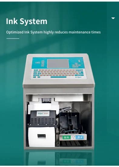 Small Character Cij Printer Printing Machine For Production Expiry Date