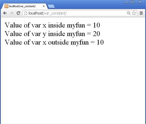 Php Variables And Constants