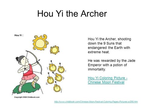 Chinese Moon Festival Legends And Customs Hou Yi The Archer Hou Yi The