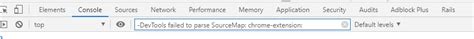 Google Chrome Devtools Failed To Parse Sourcemap Chrome Extension