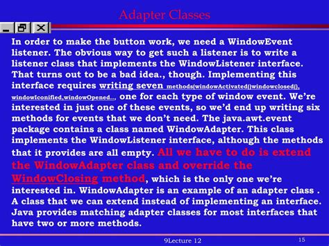 Ppt Lecture 9 Graphical User Interfaces Powerpoint Presentation