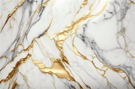Premium Photo Luxury Marble Texture Background White Gold Natural