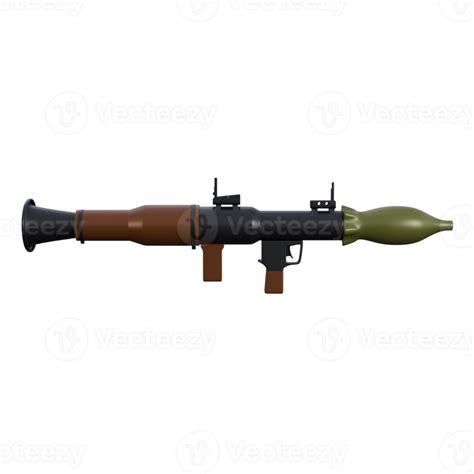 3d Illustration Of Rpg 7 Powerful Rpg 7 Rocket Launcher With Rugged Design Battlefield Realism