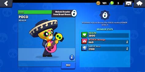 Poco Characters In Brawl Stars Brawl Stars Guide Gamepressure Com