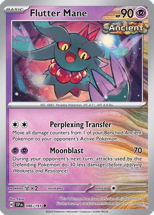 Flutter Mane 96 191 Surging Sparks Reverse Holo Value GoCollect