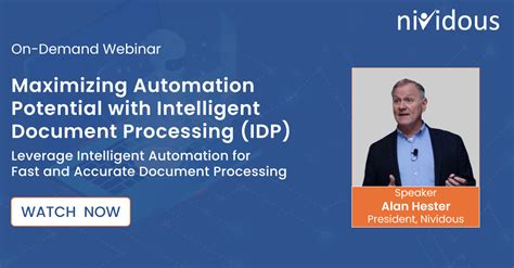 On Demand Webinar On Intelligent Document Processing Idp Nividous