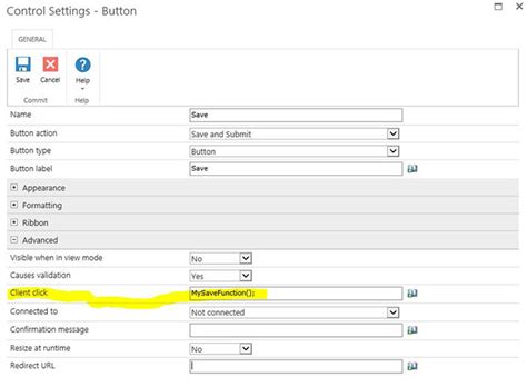 override the nintex form save and submit button behavior the curious