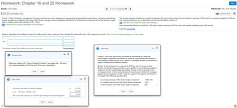 Solved Homework Chapter 16 And 22 Homework Save Score 0 Of