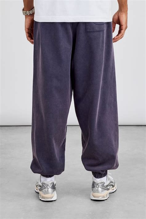 Washed Cuffed Jogger Navy Mens Joggers Shop Plain Joggers At