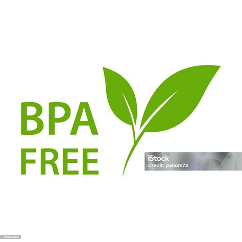 Bpa 무료 비스페놀 A 및 프탈레이트 그래픽 디자인 로고 웹 사이트 소셜 미디어 모바일 앱 Ui 일러스트 레이 션을위한 무료