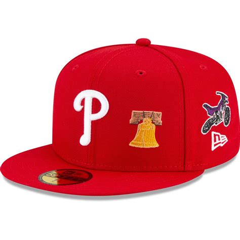 New Era Red Philadelphia Phillies City Transit 59fifty Fitted Hat