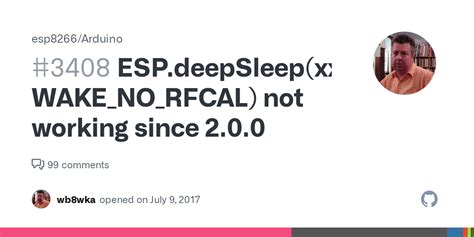 Espdeepsleepxxxx Wakenorfcal Not Working Since 200 · Issue