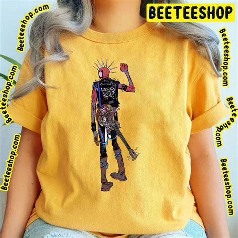 Anarcist Spider Punk Hobi Spiderverse Movie Trending Unisex T Shirt