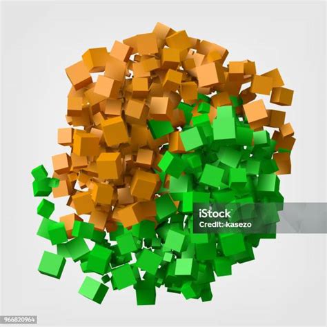 不同顏色的立方體軌跡旋轉為迎陽符號3d 樣式向量圖向量圖形及更多低面數建模圖片 低面數建模 動作 幾何圖形 Istock