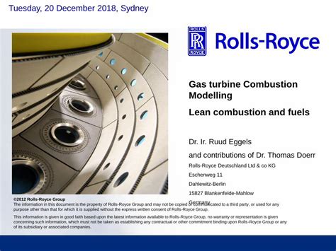 Pdf Gas Turbine Combustion Modelling Lean Combustion And Fuels · Gas Turbine Combustion