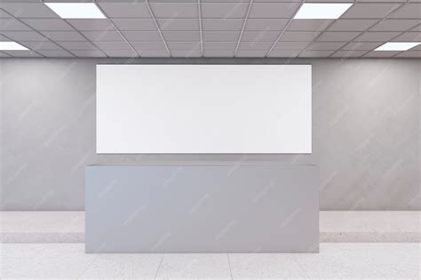 Premium Photo Modern Concrete Classroom Interior With Desk And Empty Mock Up Whiteboard Back