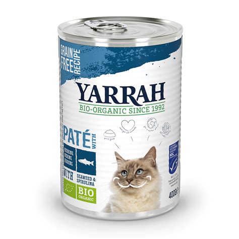 Yarrah Bio Kattenvoer Paté Vis 400 gr Plein nl