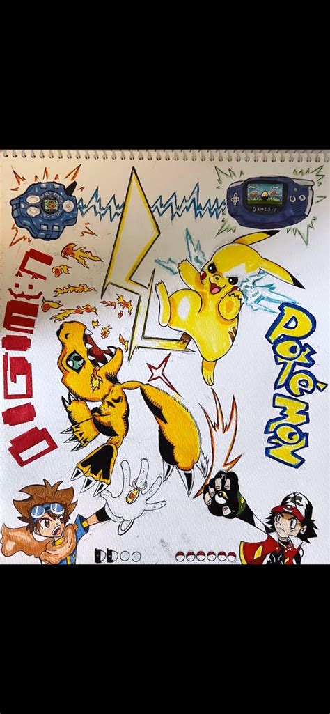 Pokémon vs Digimon artwork r Pokemonart