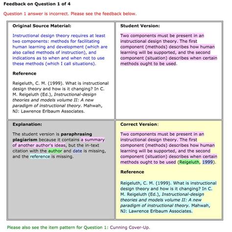 Pdf The Indiana University Plagiarism Tutorials And Tests