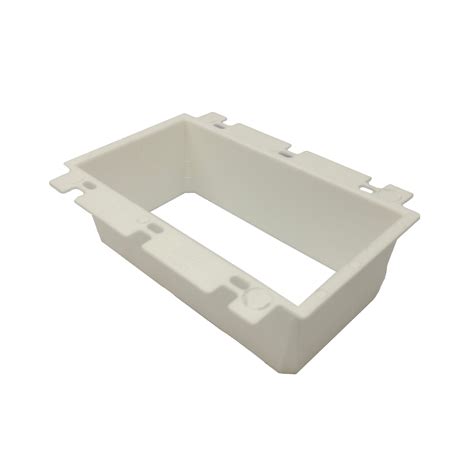 3 Gang Electrical Power Outlet Box Extender Heavy Duty Plastic Three