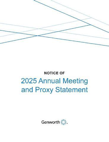 Annual Reports Proxy Genworth Financial Inc GNW