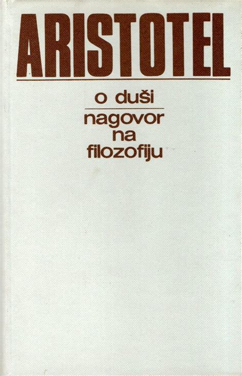 O duši Nagovor na filozofiju Antikvarijat Bono