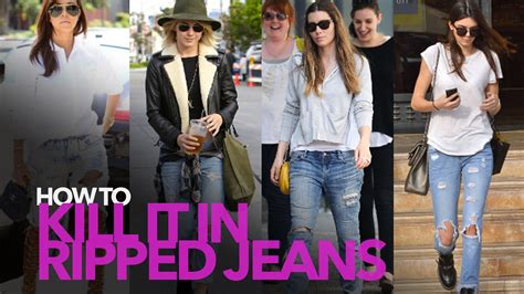 How To Wear Ripped Jeans