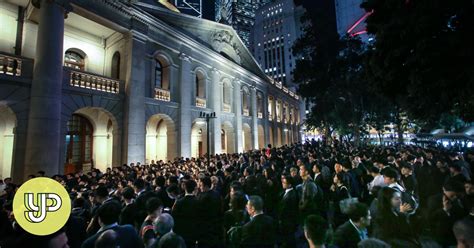Hong Kong Lawyers March Against Beijing Intervention Into Oath Taking