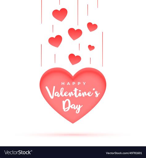 Happy Valentines Day Concept Background Royalty Free Vector