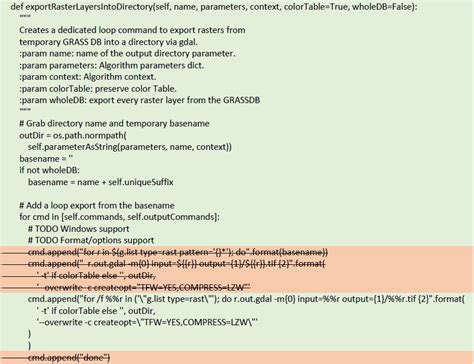 I Have A Modification To Make Rmapcalc Grass7processing Toolbox
