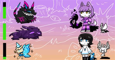 オリジナル Rpg風 ちょっと動く ムラサキゲジゲジのうごイラ Pixiv