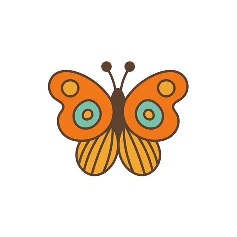 Colorful Butterfly Doodle 27932116 Vector Art At Vecteezy
