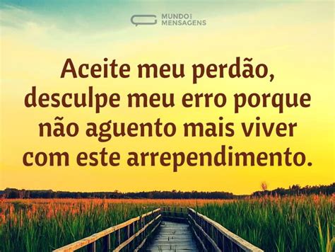 Pedido De Desculpas Mundo Das Mensagens
