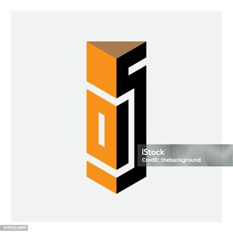 Os Initials Logo Or Monogram Logotype With Letters O And S Vector