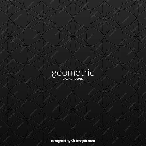 기하학적 형태와 배경 무료 벡터