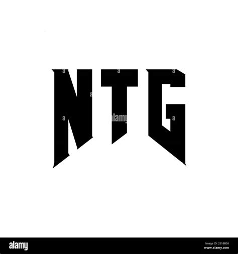 Ntg Letter Logo Design For Technology Company Ntg Logo Design Black And White Color Combination