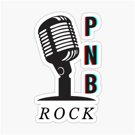 Pnb Rock T Shirt Sticker Sticker For Sale By Free Style Shop