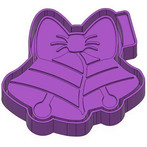 3d File Christmas Bell Freshie Stl Mold Housing・3d Print Object To