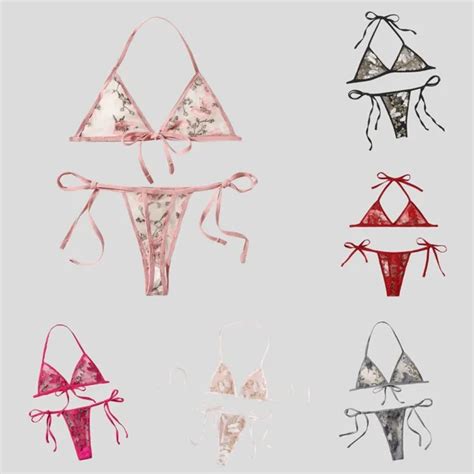 L GANT ENSEMBLE DE Soutien Gorge Floral Brod Non Doubl Pour Tenues De