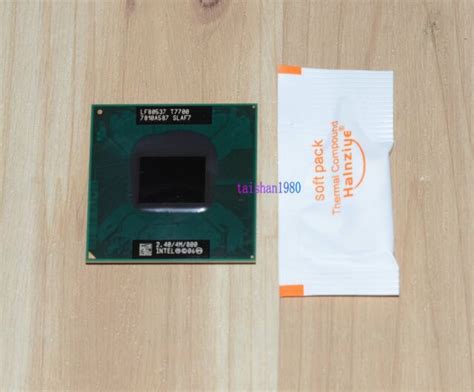 Hp Intel Core 2 Duo T7700 2 4ghz Dual Core Rl928av Processor For Sale Online Ebay